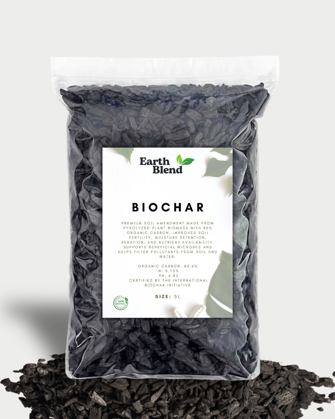BioChar – Soil Amendment & Conditioner 5L – Plant and Pot Co.